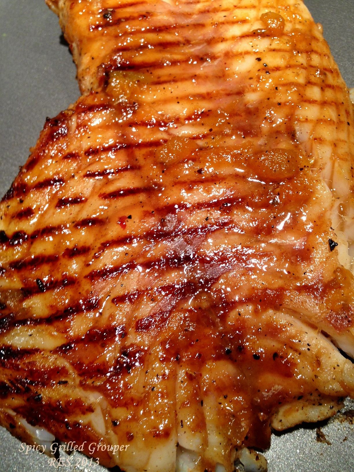 Grilled Grouper & Fresh Mango, Pineapple & Papaya Salsa – Cucina Magia