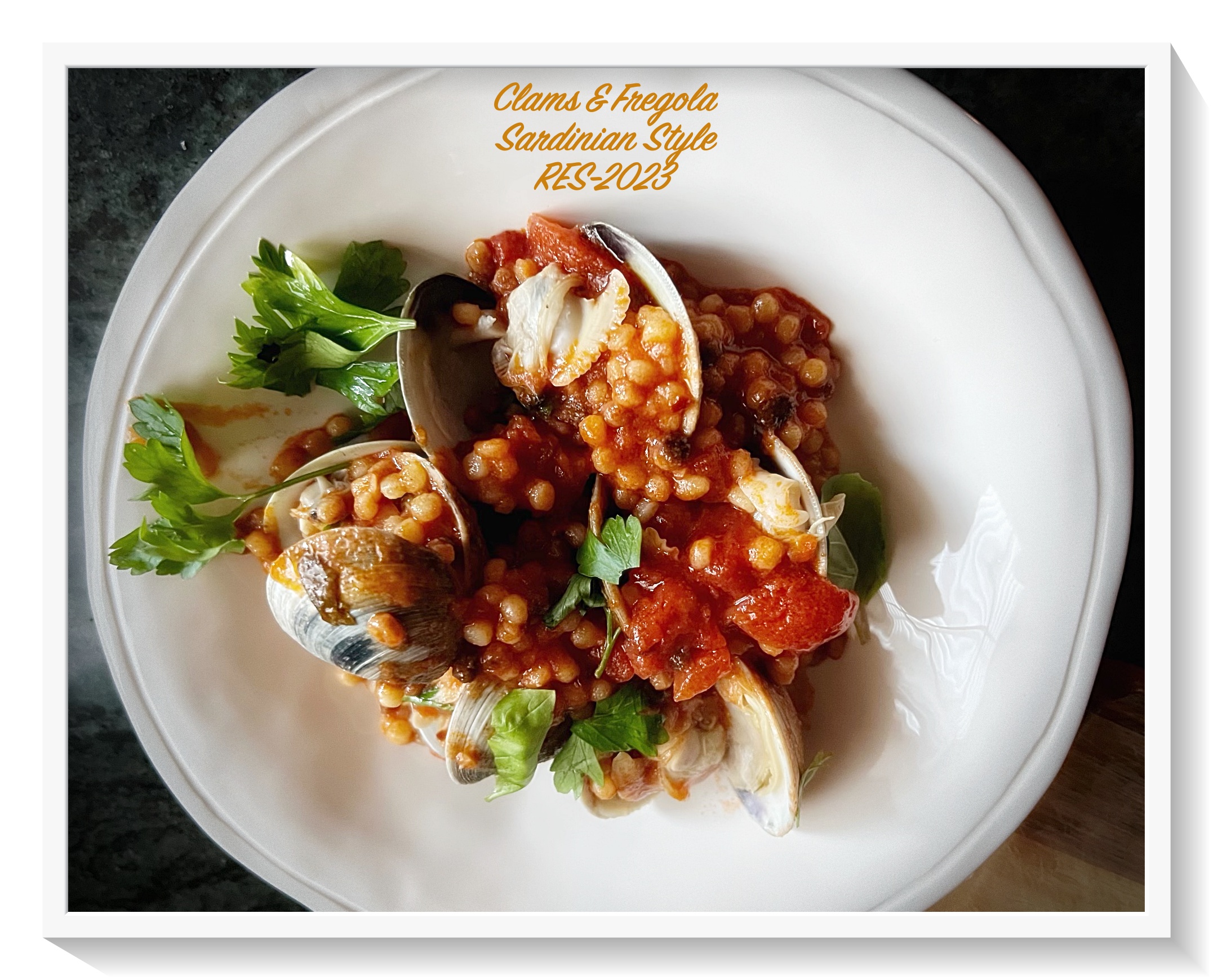 Labor Day Easy Cooking…Clams and Fregola Sardinian Style – Cucina Magia